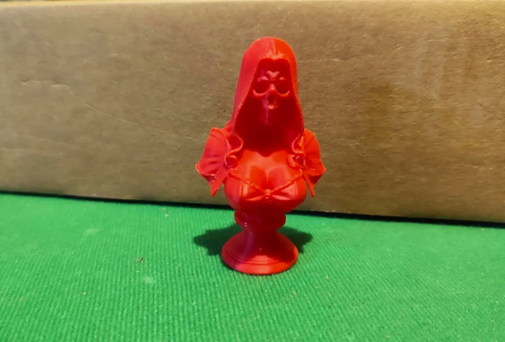 Lady Death Statue - Free 3D Print Model - MakerWorld