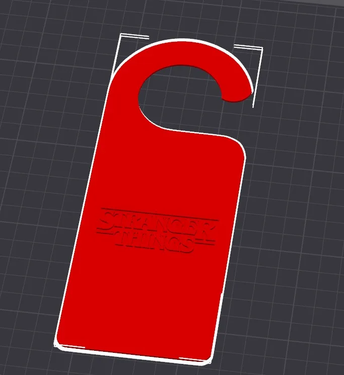 Stranger Things door hanger by geeklabsMakerWorld: Download Free 3D Models