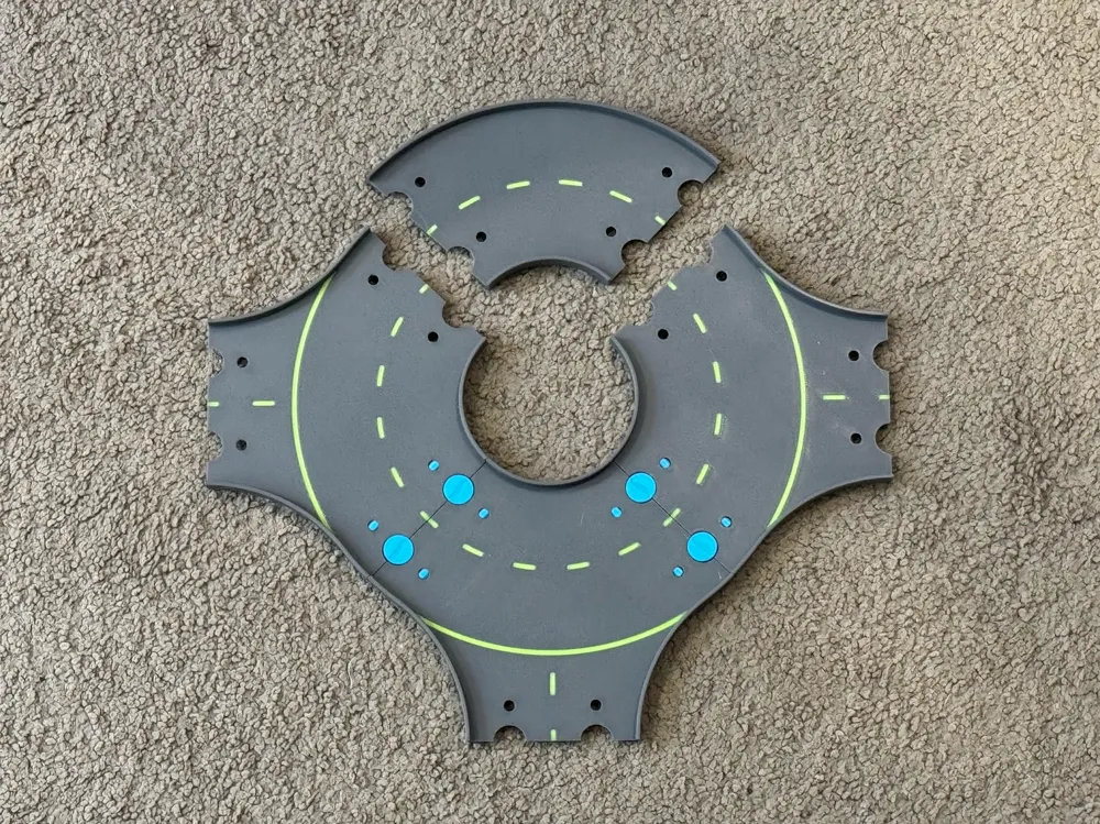 Silly Streets Roundabout - Hotwheels Compatible Road Track Pack for ...