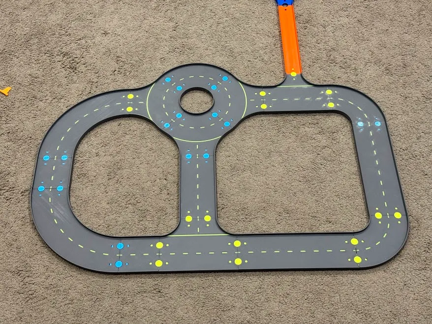 Silly Streets Roundabout - Hotwheels Compatible Road Track Pack for ...