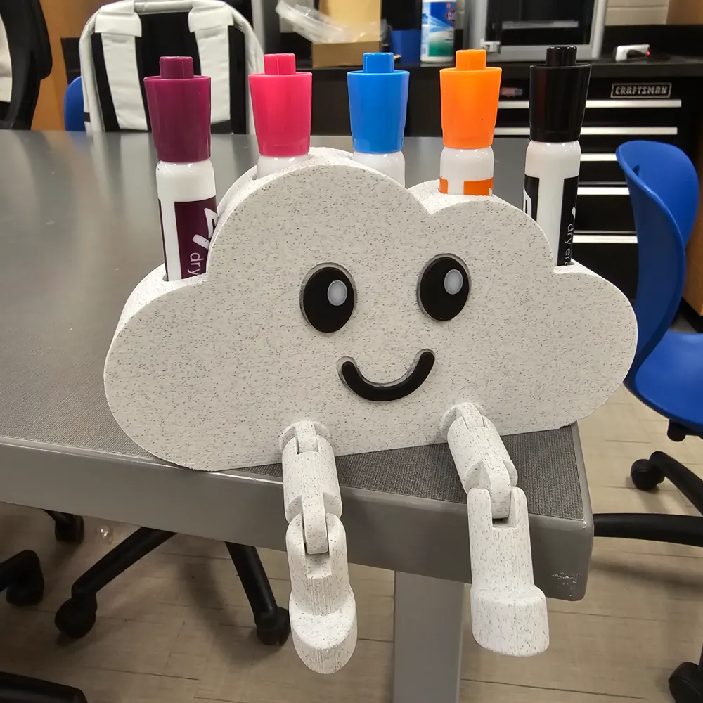 Dry Erase Maker Holder Cloud with Legs Slim by Andrew Lankford ...