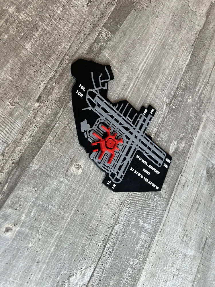 San Francisco Intl. Airport (KSFO / SFO) by Karol MakerWorld: Download Free 3D Models