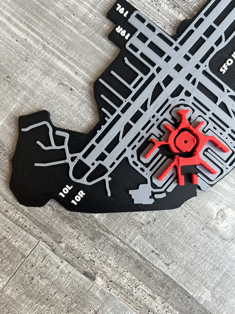 San Francisco Intl. Airport (KSFO / SFO) by Karol MakerWorld: Download Free 3D Models