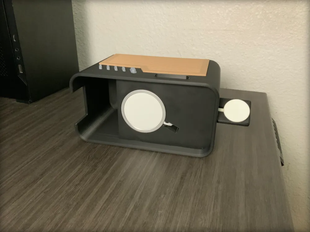 GE Digital Clock MagSafe Dock - Remix Remixed by Brant - MakerWorld