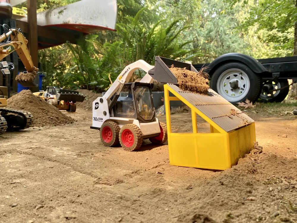 1/16th Scale Construction Site Rock Sifter - Free 3D Print Model ...