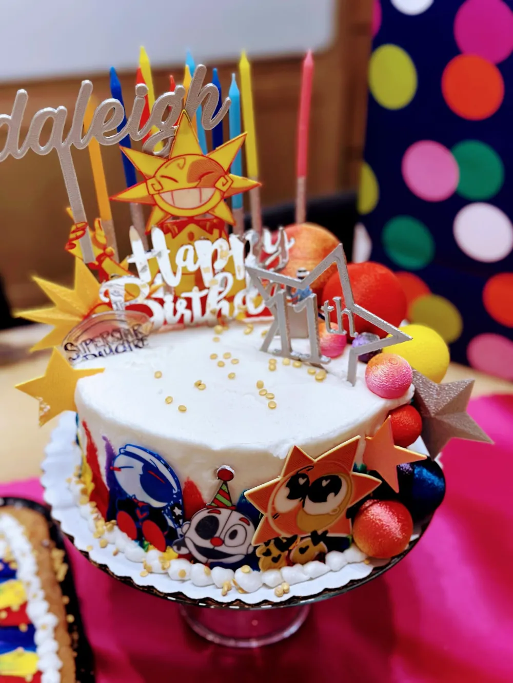 Birthday Cake Topper Balls Children Kids by Ada & K 3DA MakerWorld ...