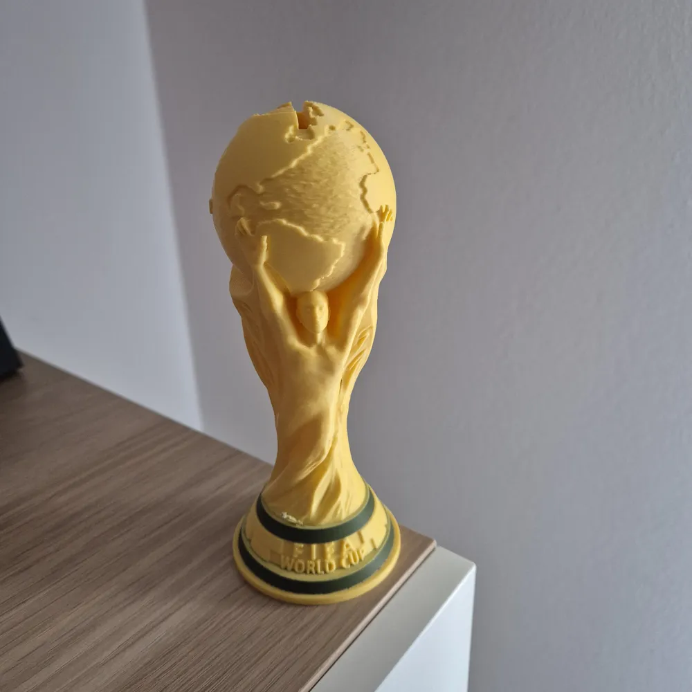 World Cup Trophy Piggy Bank - Free 3D Print Model - MakerWorld