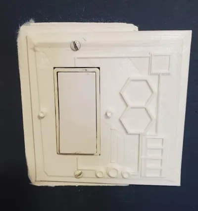 Star Wars - inspired Light Switch Plate by jedimasta - MakerWorld