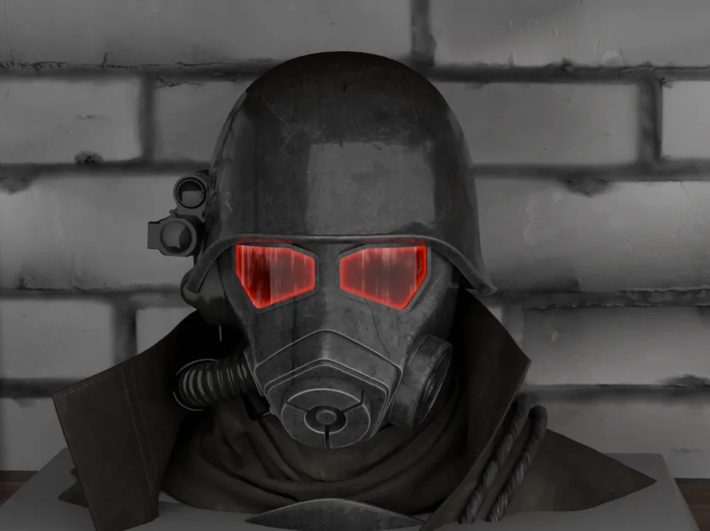 FALLOUT NEW VEGAS RANGER BUST - Free 3D Print Model - MakerWorld