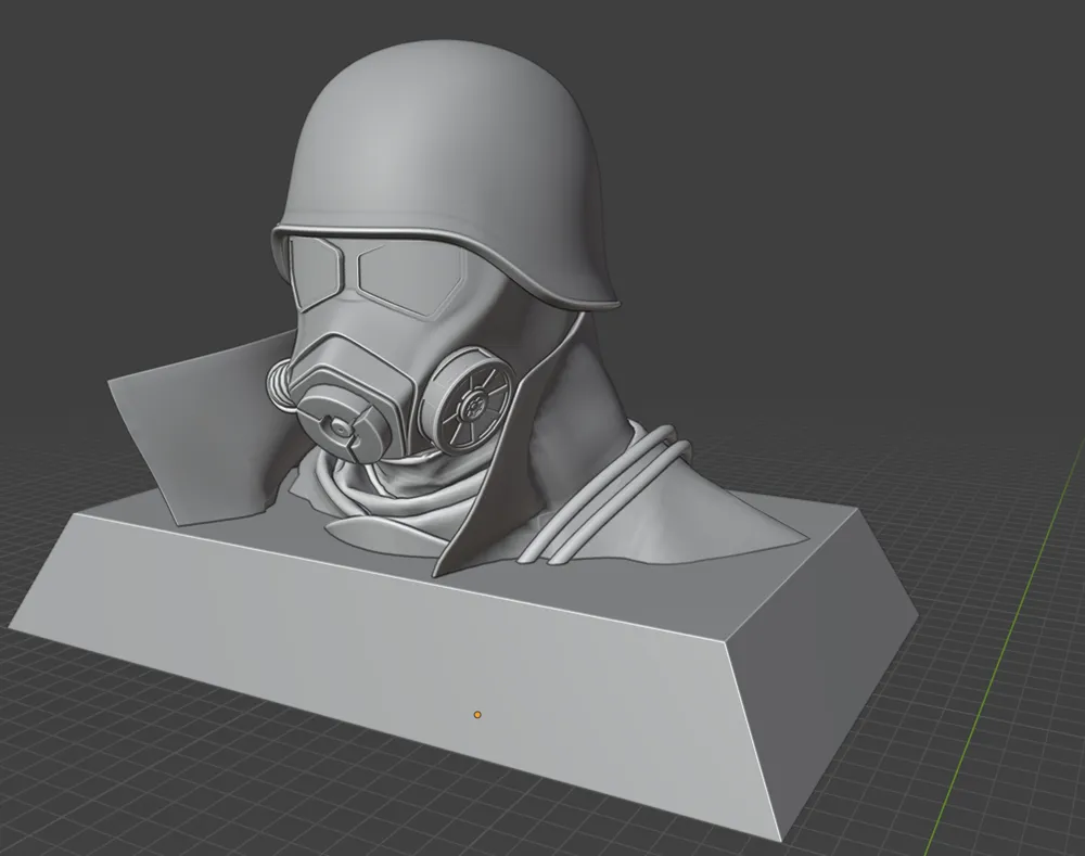 FALLOUT NEW VEGAS RANGER BUST - Free 3D Print Model - MakerWorld