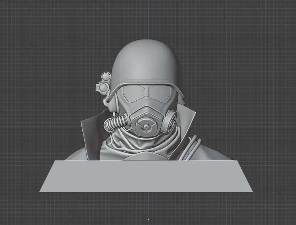 FALLOUT NEW VEGAS RANGER BUST by _3DCREATE MakerWorld: Download Free 3D Models