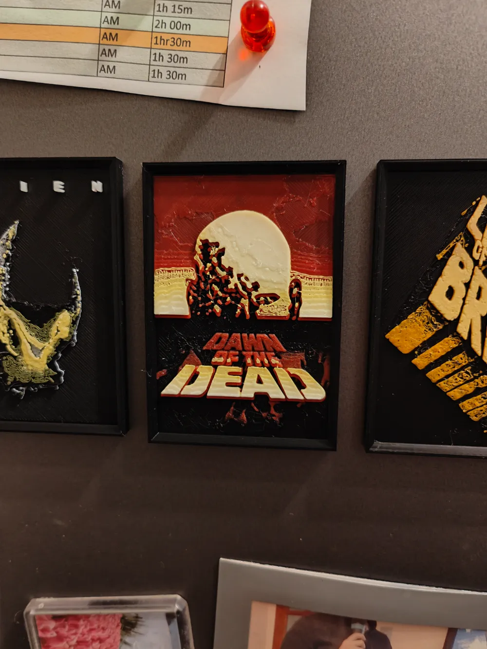 Dawn of the dead Goerge A Romero movie poster fridge magnet by crabstiks - MakerWorld