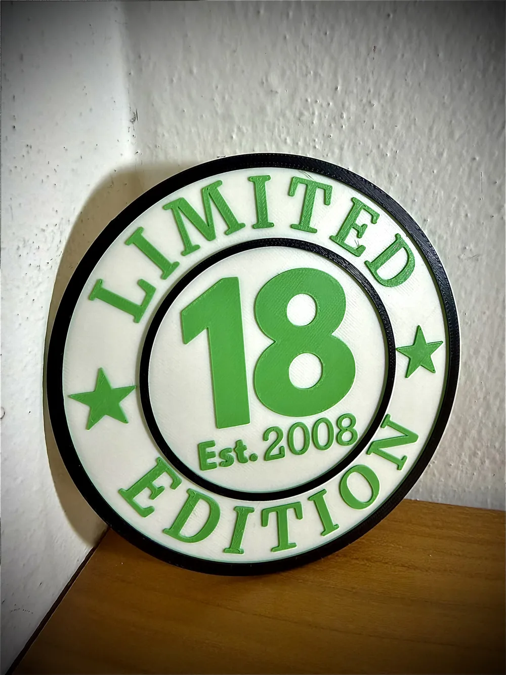 18th Birthday Limited Edition – 2008 | 3D Print - Free 3D Print Model ...