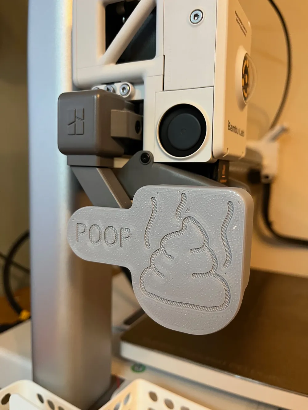 Bambu A1 poop deflector by WWprints MakerWorld: Download Free 3D Models