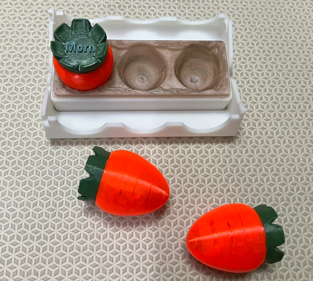 carrot pill box by grwang41 - MakerWorld
