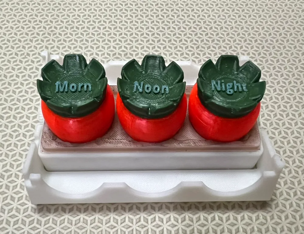 carrot pill box by grwang41 - MakerWorld