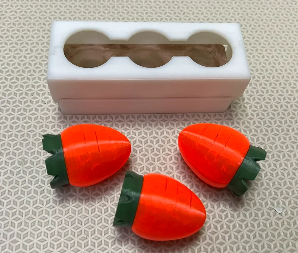 carrot pill box by grwang41 - MakerWorld