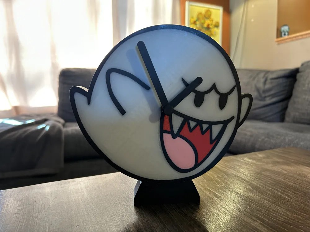 Ghost Clock - Free 3D Print Model - MakerWorld