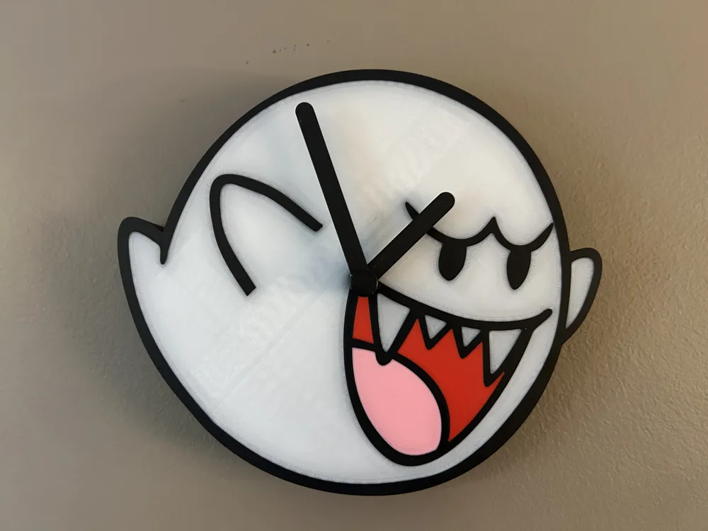 Ghost Clock - Free 3D Print Model - MakerWorld