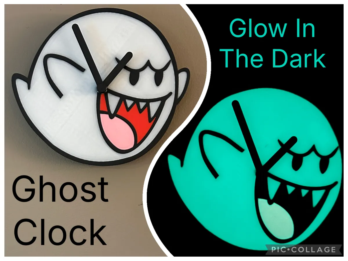 Ghost Clock - Free 3D Print Model - MakerWorld