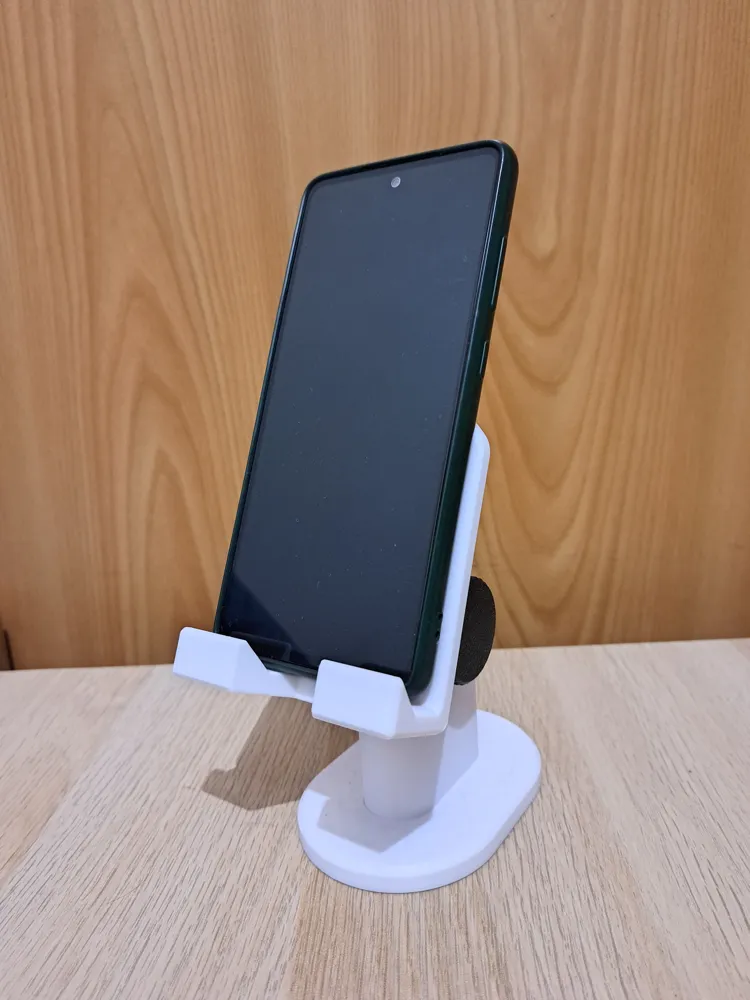 Adjustable tilt Phone stand for desktop - Free 3D Print Model - MakerWorld