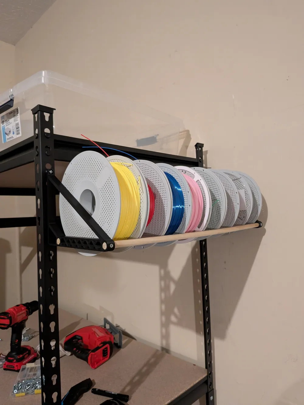 Low Cost Filament Hanger by cocobrah MakerWorld: Download Free 3D Models