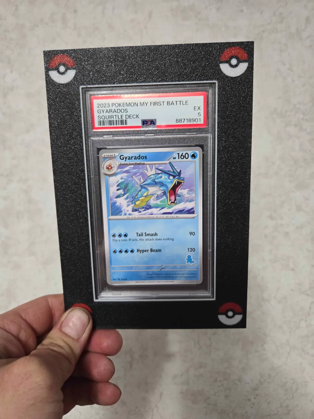 Graded card display frames PSA by Nostalgicprints MakerWorld: Download ...