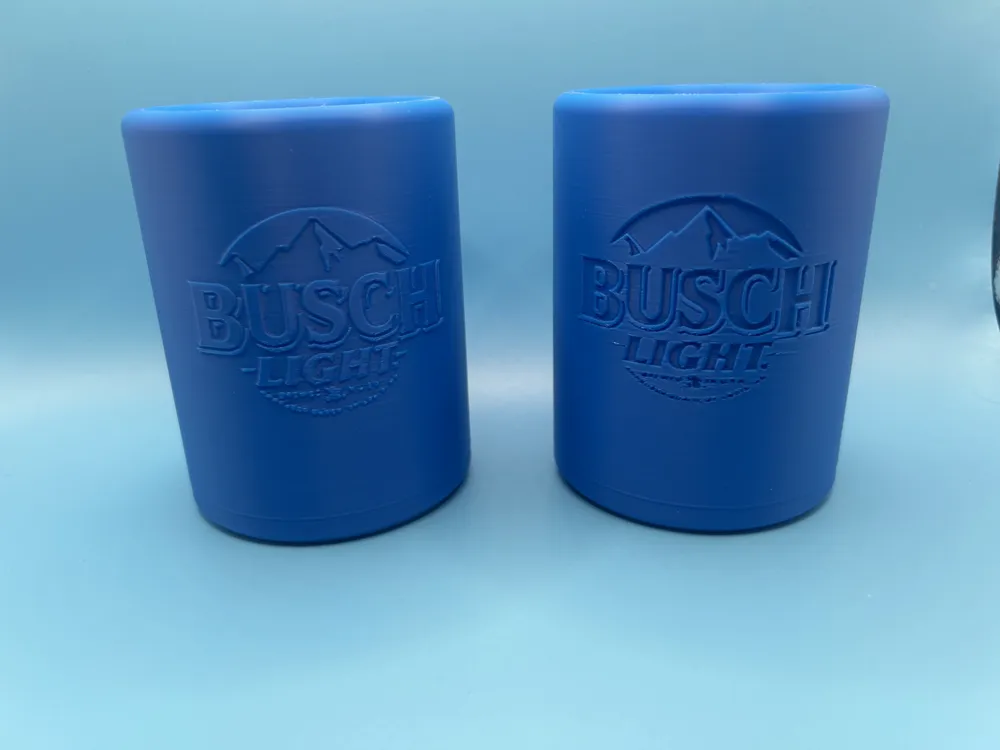 Bush Light Beer Koozy - Free 3D Print Model - MakerWorld