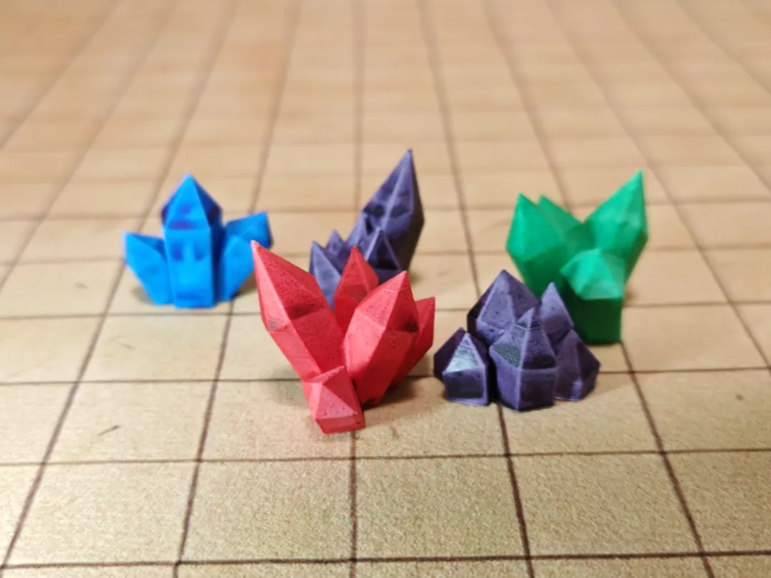 Crystals for DnD, Board Game, Diorama, or Decor - Free 3D Print Model ...