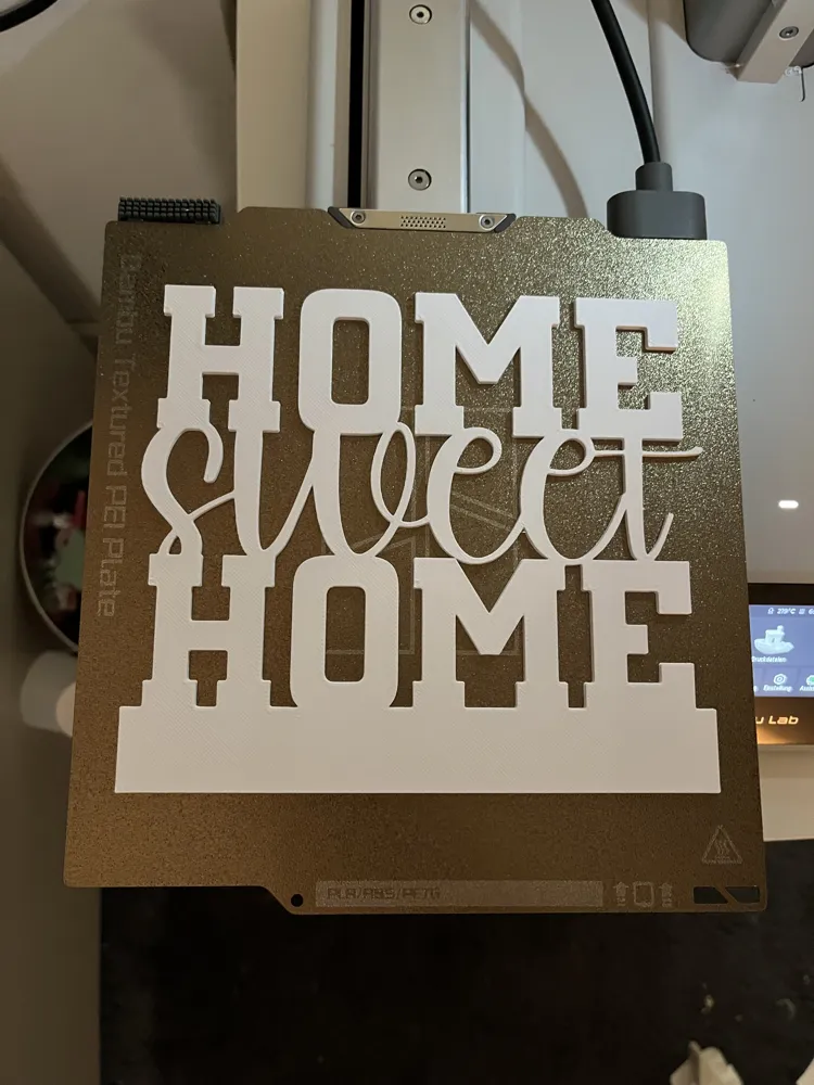 Block Letters Home Sweet Home by 4N4toli MakerWorld: Download Free 3D ...