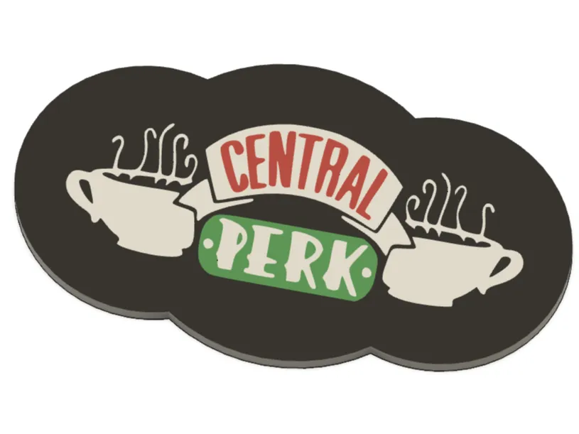 Central Perk Coffee Shop Friends LED light box by lilmonster36 - MakerWorld