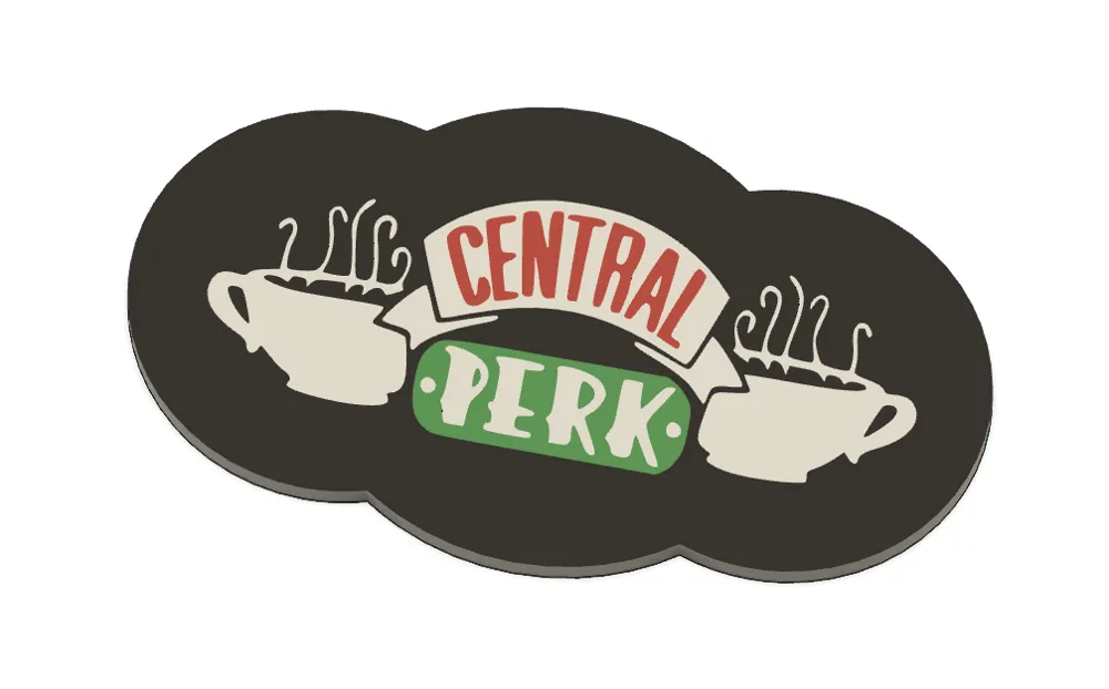 Central Perk Coffee Shop Friends LED light box by lilmonster36 - MakerWorld