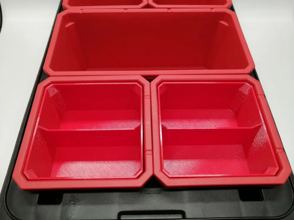 Milwaukee Packout Organiser Deep Bin Insert drawer - Free 3D Print ...