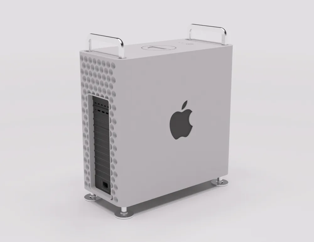 Mini Mac Pro (2019, 2023) Desk Model by Jerrod H MakerWorld: Download ...