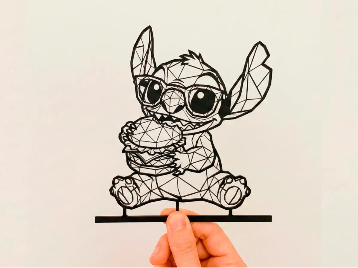 Stitch V.4 – Burger-Rebell – Kostenloses 3D-Druckmodell – MakerWorld