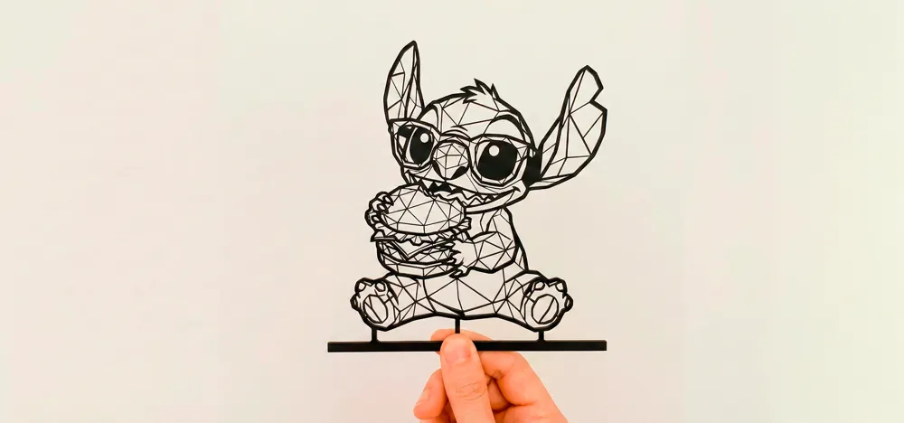 Stitch V.4 – Burger-Rebell – Kostenloses 3D-Druckmodell – MakerWorld