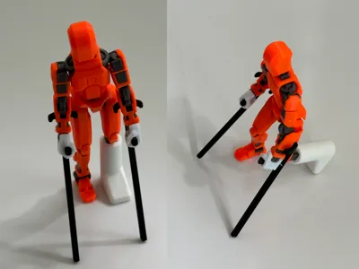 Dummy 13 Broken Leg and Crutches by Machtrim MakerWorld: Download Free ...