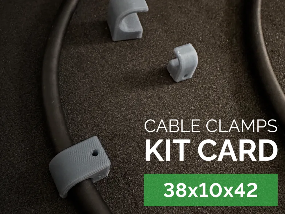 Cable Clamps Kit Card by Mintflavour - MakerWorld