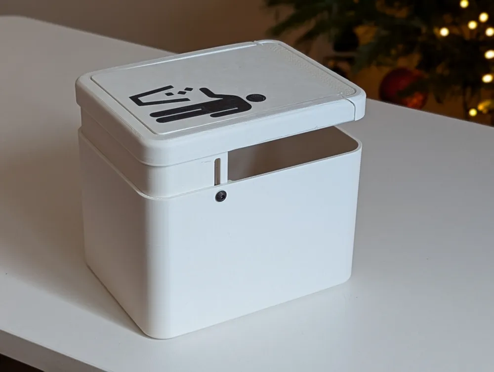 Desktop trash can (table waste bin) by Vasichkin - MakerWorld