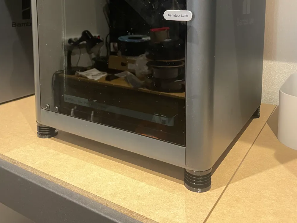 Bambu Lab Anti Vibration Feet P1P, P1S, X1, X1C Remixed by Riga3DPrint ...