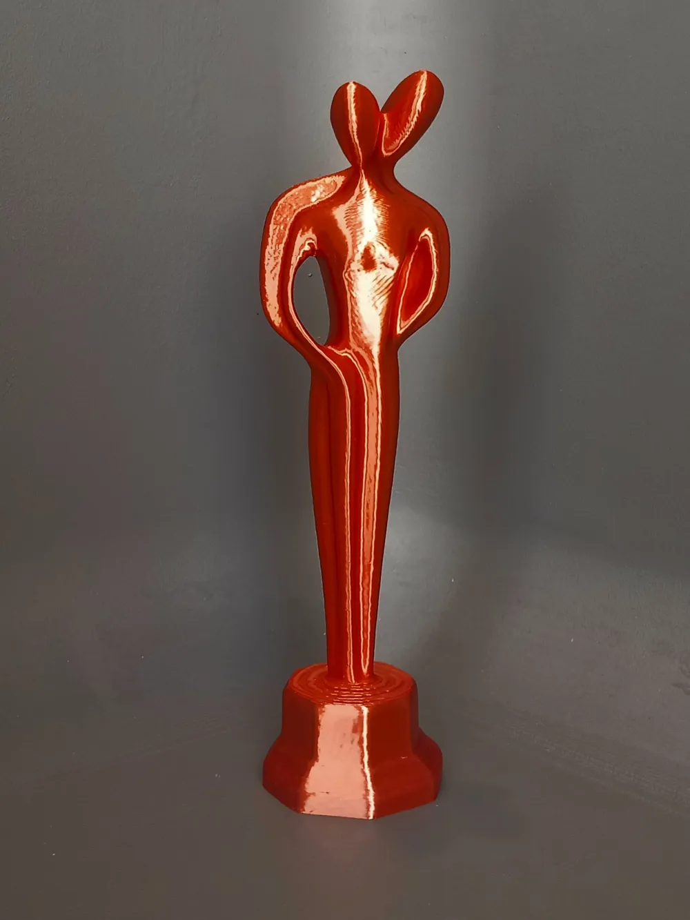 Abstract Couple in Love – Modern Art Figurine - Free 3D Print Model ...