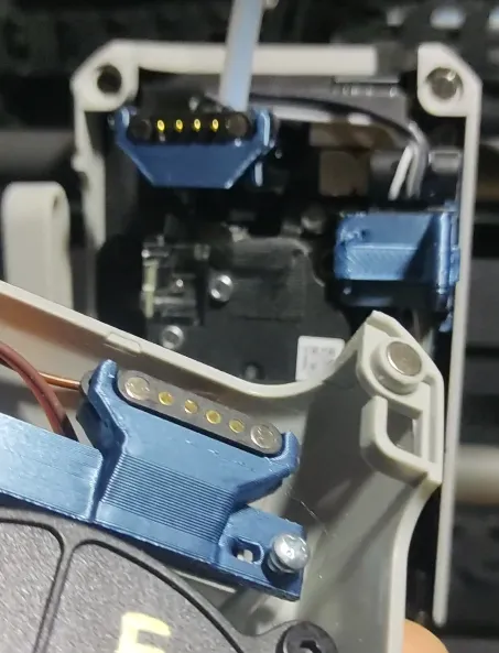 P1S fan cover quick disconnect magnetic pogo pins - Free 3D Print Model ...