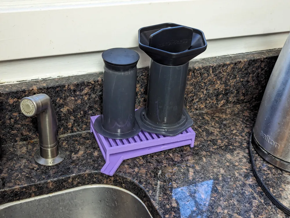 Aeropress Drying Rack by MattWoelk - MakerWorld