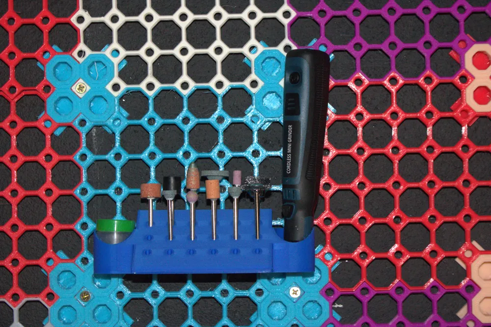 Multiboard Electric Drill Bit Holder (18bits) Remixed by BRB Project - MakerWorld