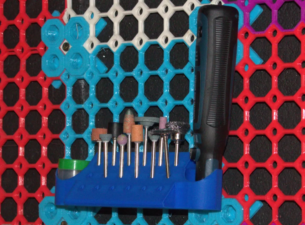Multiboard Electric Drill Bit Holder (18bits) Remixed by BRB Project - MakerWorld