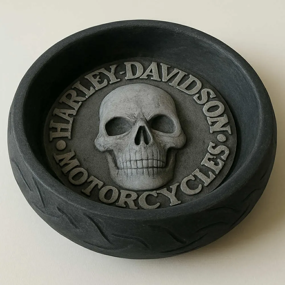 Harley Davidson Valet Tray - Free 3D Print Model - MakerWorld