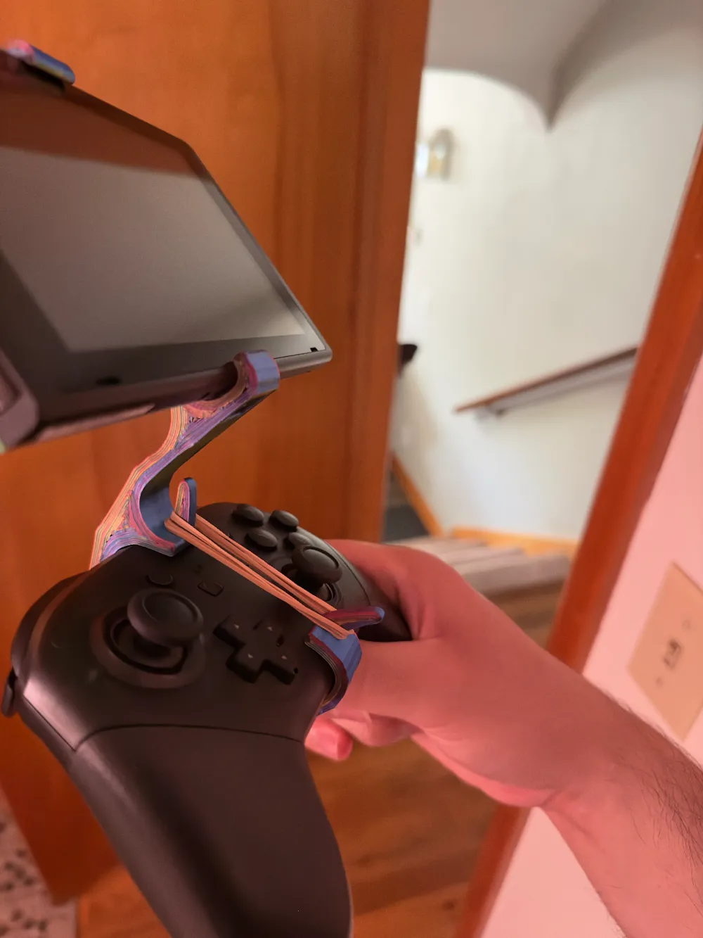 Nintendo Switch Pro Controller Mount Remixed by wm5cbhw9q9 - MakerWorld