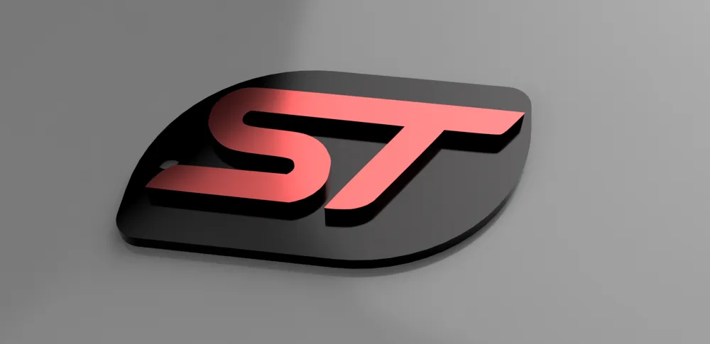 Ford ST KeyChain by Alex_Stampa_3D - MakerWorld