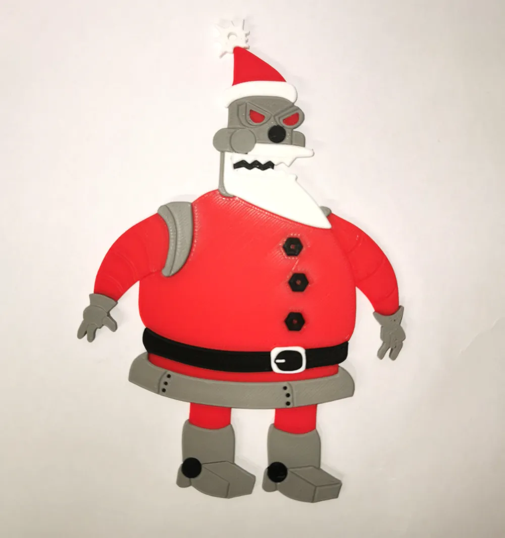 Robot Santa Claus Futurama by GeoD - MakerWorld