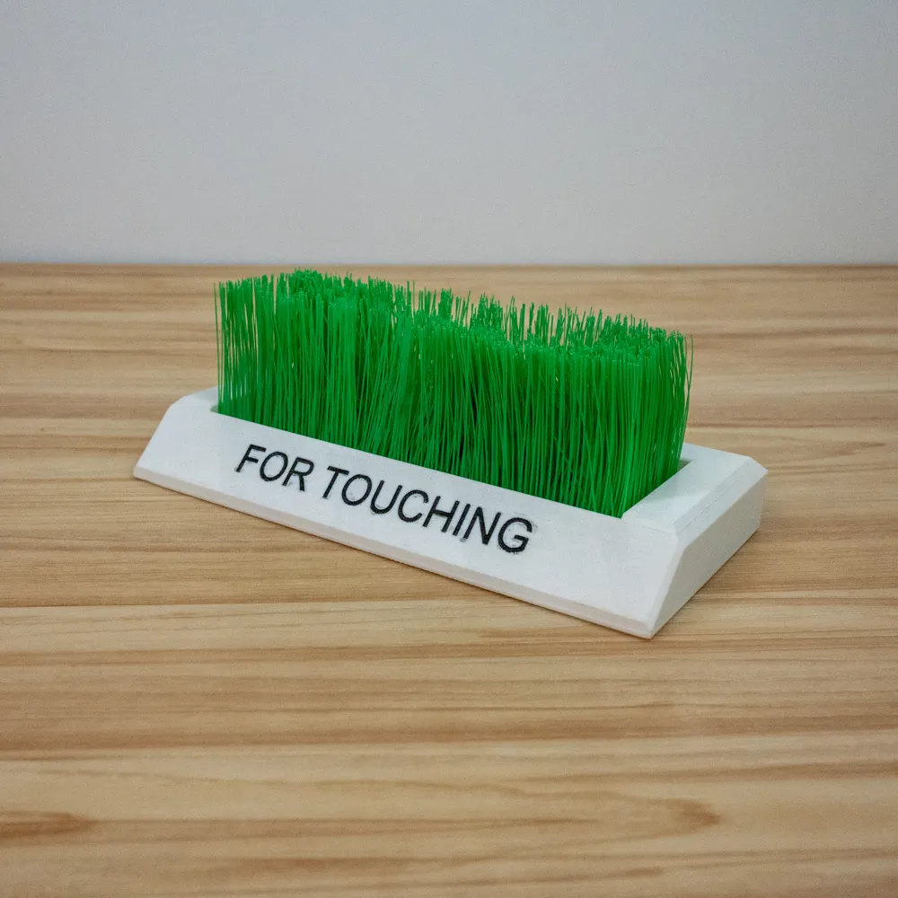 Touch Grass - Desk Accessory - Free 3D Print Model - MakerWorld